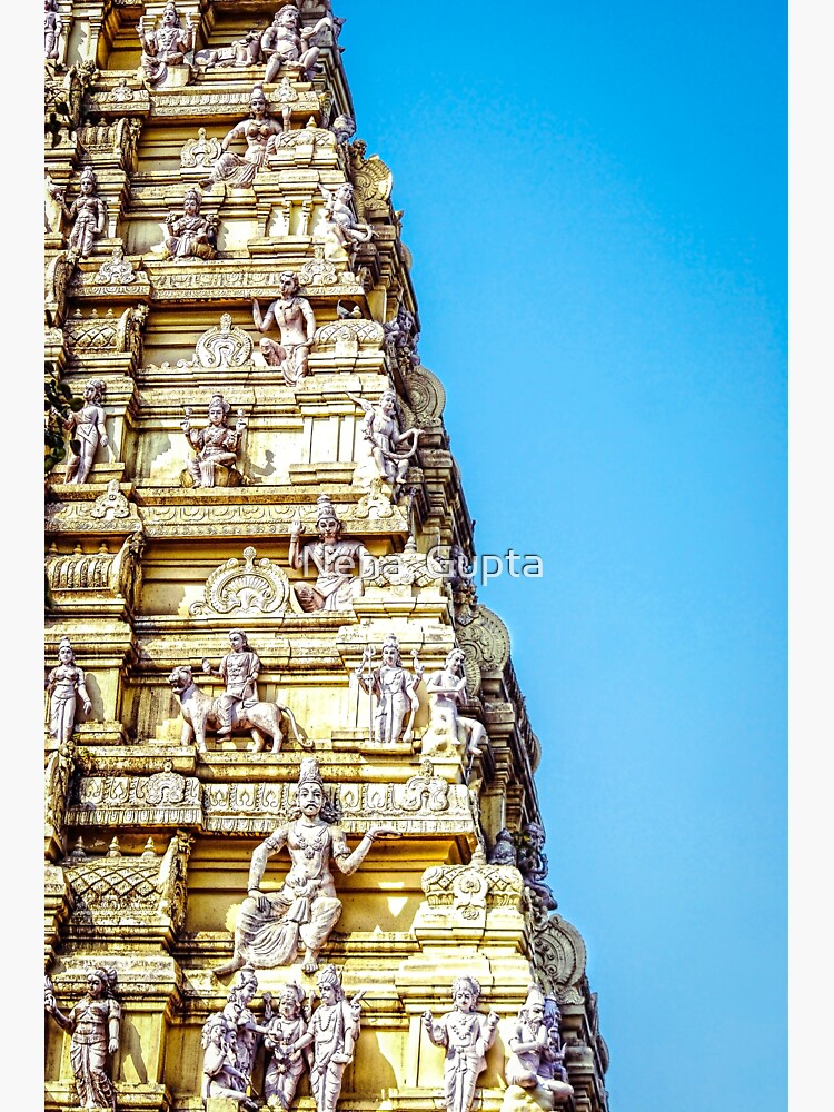 "Hindu Temple - Architectural details" Sticker for Sale by nehagupta ...