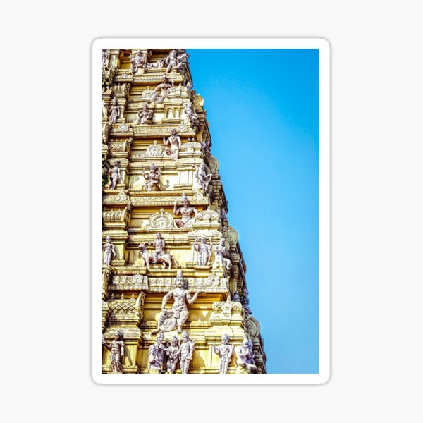 "Hindu Temple - Architectural details" Sticker for Sale by nehagupta ...