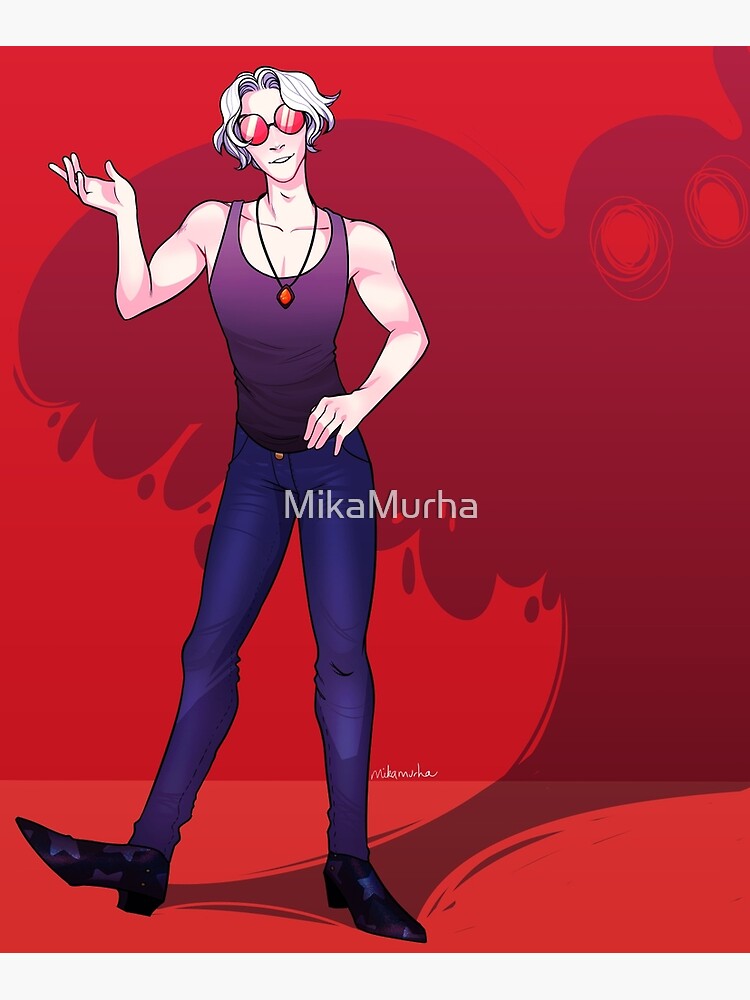 "My Friend, The Mothman" Poster by MikaMurha | Redbubble