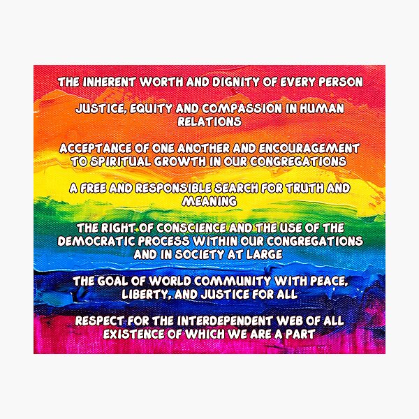 Unitarian Universalist Wall Art | Redbubble