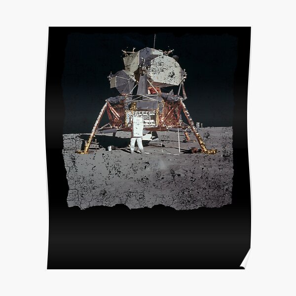 "Vintage Apollo 11" Poster by vladocar | Redbubble