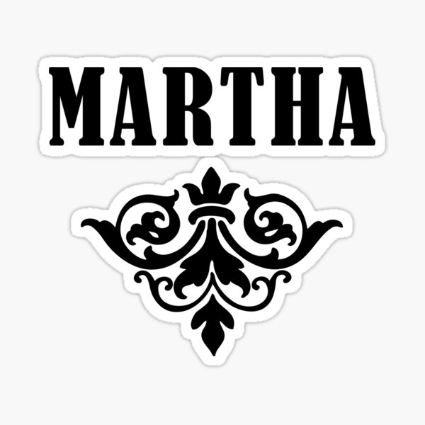 "Martha v01" Sticker for Sale by viktor64 | Redbubble