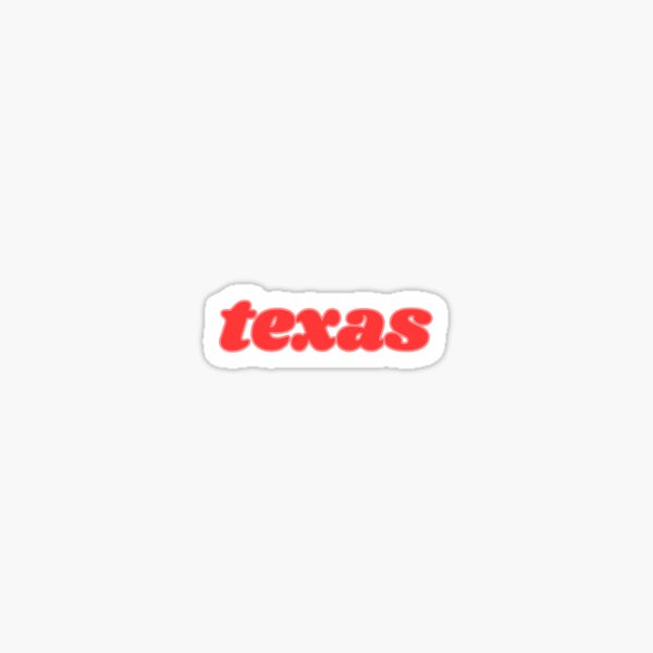 "texas sticker" Sticker by bellpitkin | Redbubble