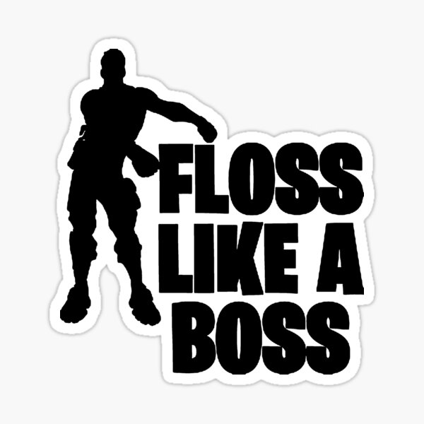 "Recent Floss Like A Boss" Sticker by wilsonnebulla | Redbubble