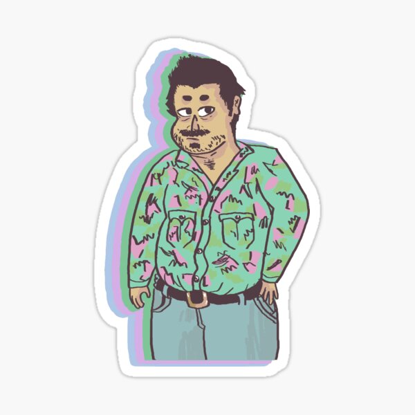 "Stranger Things Hopper " Sticker for Sale by Jewelie | Redbubble