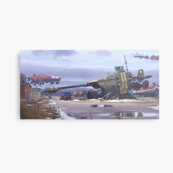 "Shipyard" Metal Print for Sale by Simon Stålenhag | Redbubble
