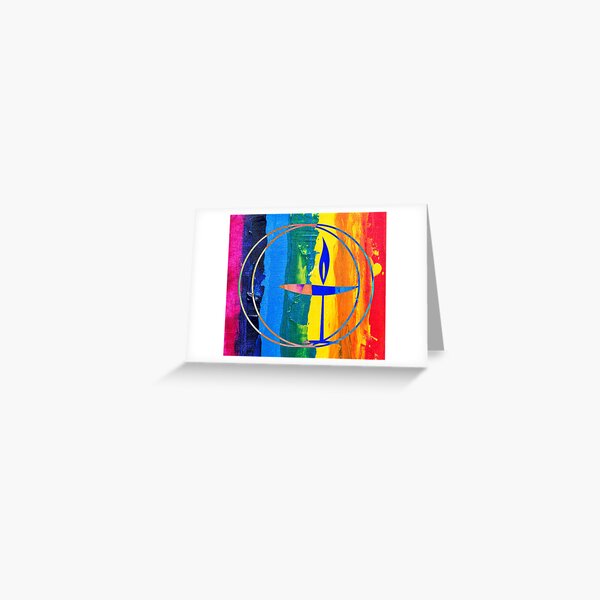 "UU Rainbow Chalice Unitarian Universalist Pride" Greeting Card by ...