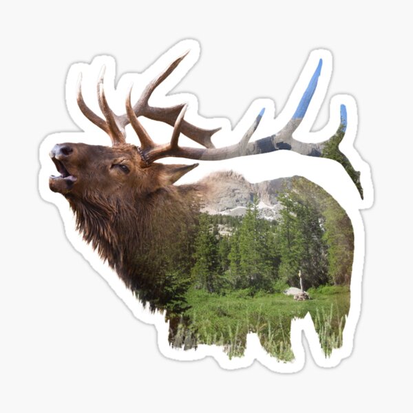 "Elk" Sticker for Sale by tjbrock2 | Redbubble