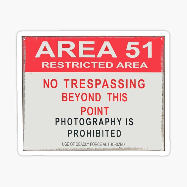 "Area 51 Sign Meme Raid Date Shirt" Sticker for Sale by coolhiphoptees ...
