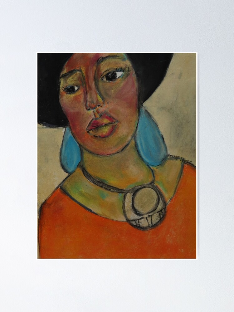 "Pastel Portrait - S53" Poster by Realityarts | Redbubble