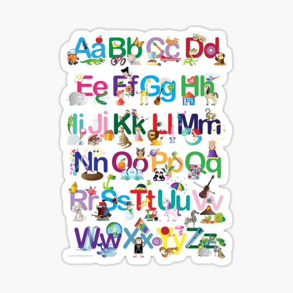 Abc For Kids Stickers | Redbubble