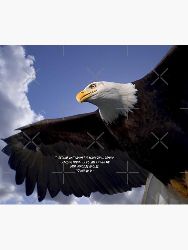 "Christian Isaiah 40:31 Mount up with wings as eagles" Photographic ...