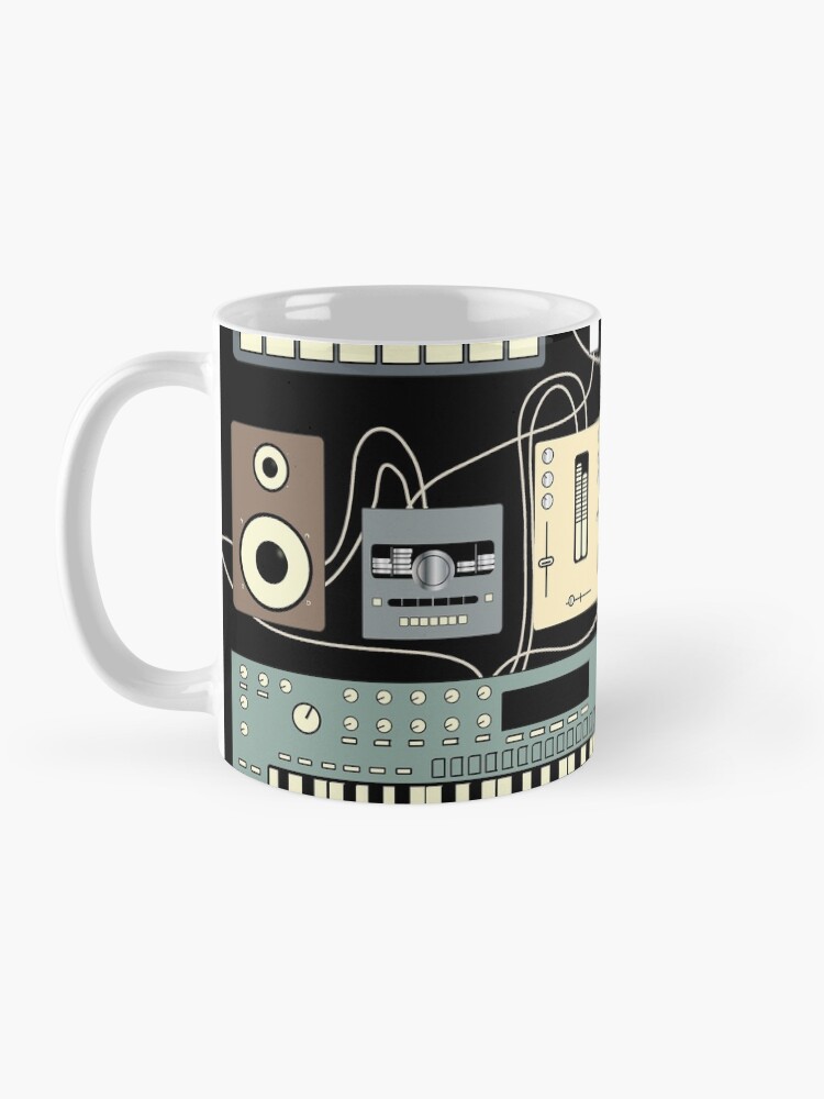 "Electronic musician Synthesizer and Drum Machine Dj" Coffee Mug for ...