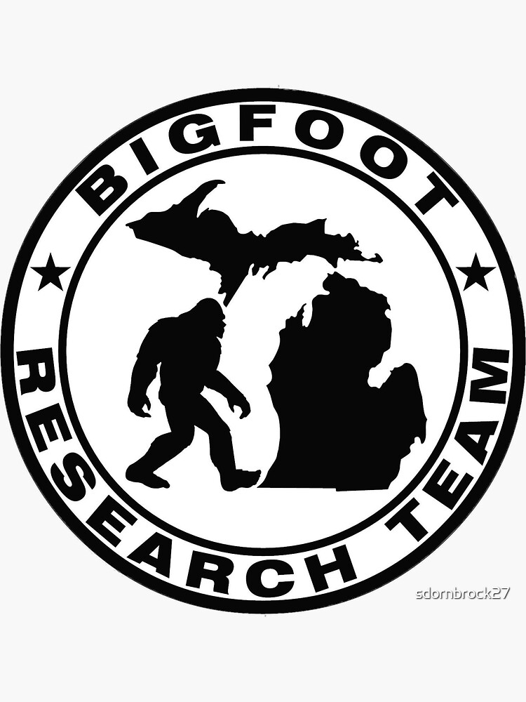 "Bigfoot Research Team" Sticker for Sale by sdornbrock27 | Redbubble