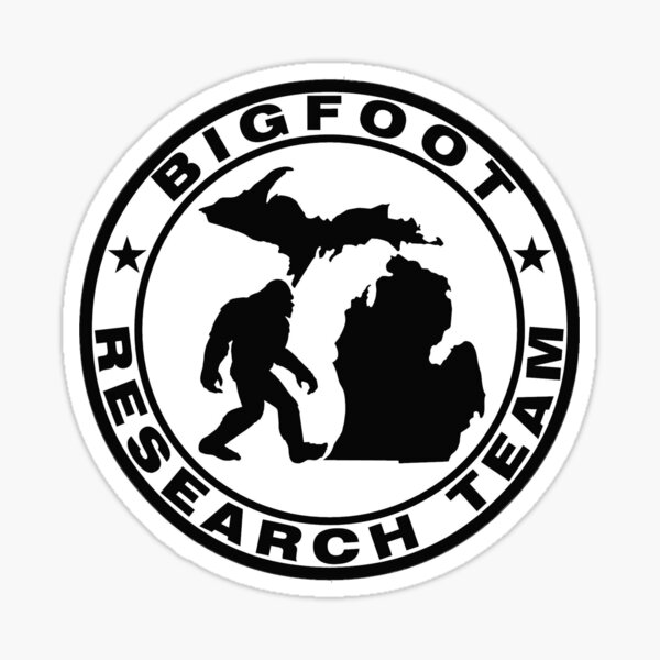 "Bigfoot Research Team" Sticker for Sale by sdornbrock27 | Redbubble