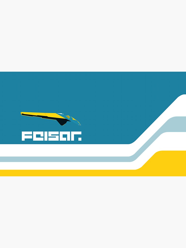 "Wipeout - Feisar" Sticker for Sale by Theenclave | Redbubble