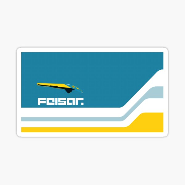 "Wipeout - Feisar" Sticker for Sale by Theenclave | Redbubble