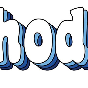 "Groovy Rhody" Sticker for Sale by morganderby | Redbubble