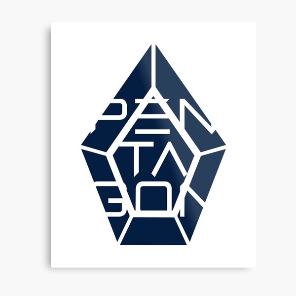 "KPOP BOY GROUP PENTAGON OFFICIAL LOGO" Metal Print by LySaVN | Redbubble