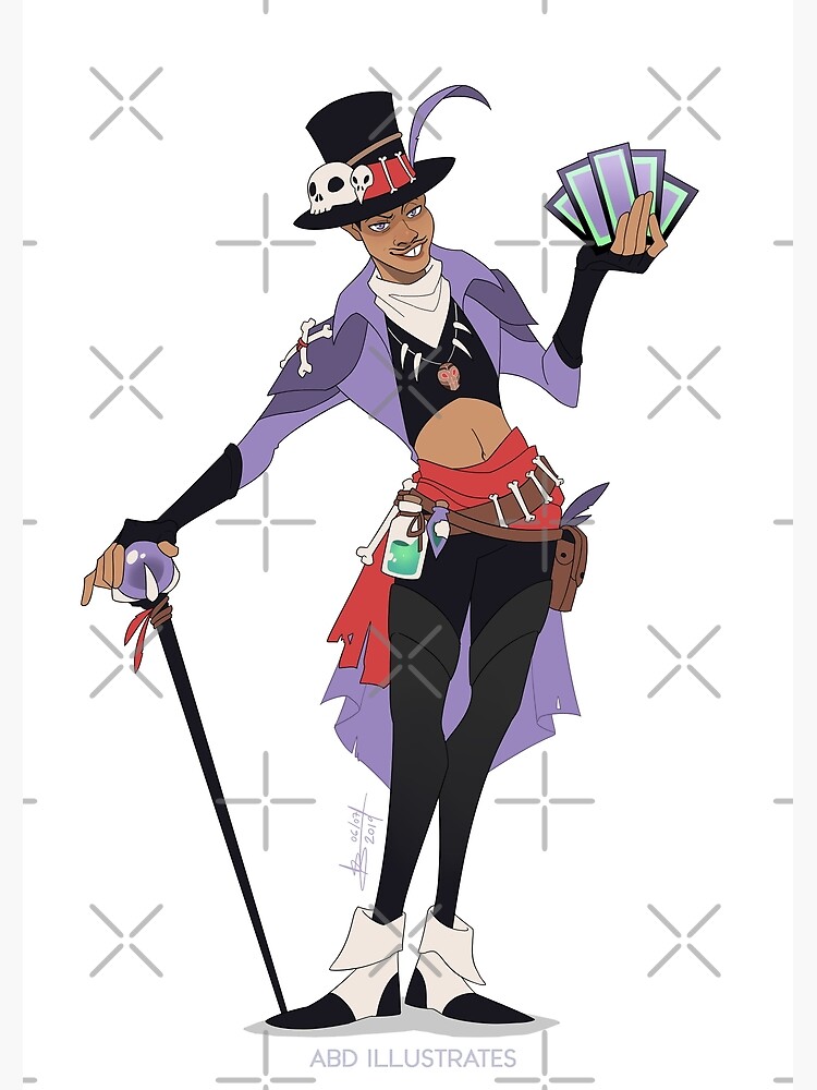 "Evil Warlock" Art Print for Sale by mangarainbow | Redbubble