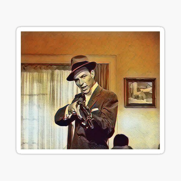 "Frank Sinatra" Sticker by Gabriel334 | Redbubble