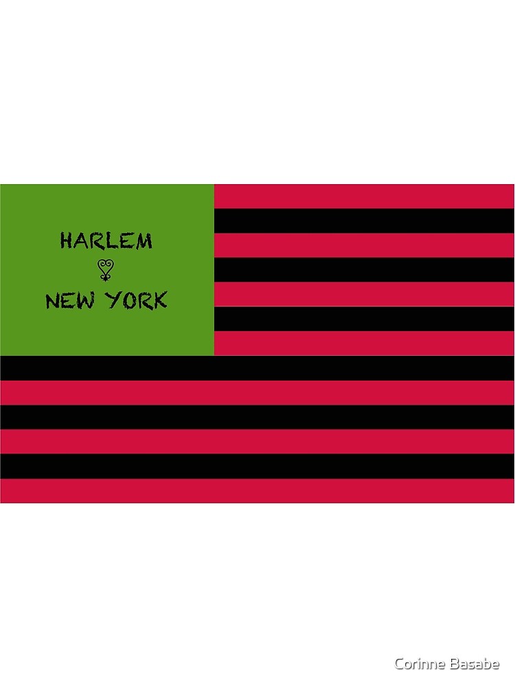 "Sankofa Harlem Flag" Poster for Sale by corinnebasabe | Redbubble