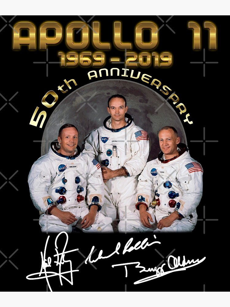 Apollo 11 50th Anniversary 1969 2019 Moon Landing Poster For Sale By