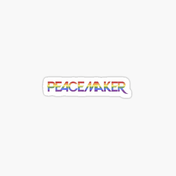"Peacemaker" Sticker for Sale by whataboutmee | Redbubble