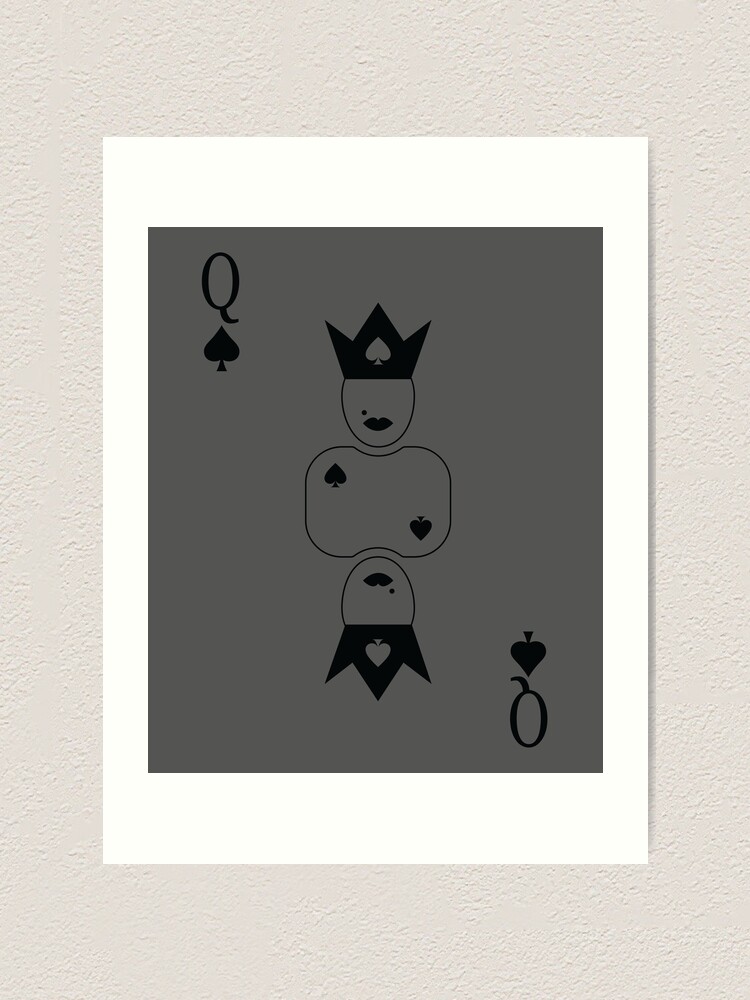 "Queen of Spades - Easy Halloween Costume - Halloween design" Art Print ...