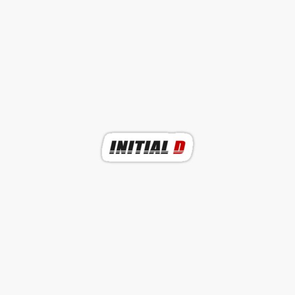 "Initial D" Sticker by Youriy | Redbubble