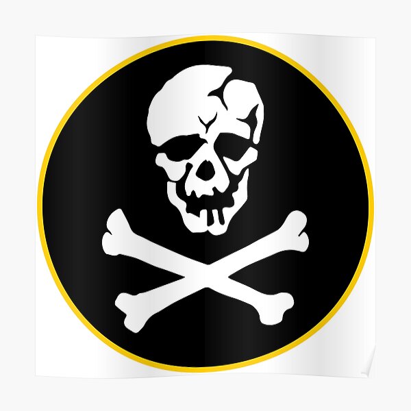 "Skull Squadron" Poster by cogstees | Redbubble