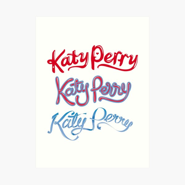"Katy Perry Logo" Art Print for Sale by ArtsyJulez | Redbubble