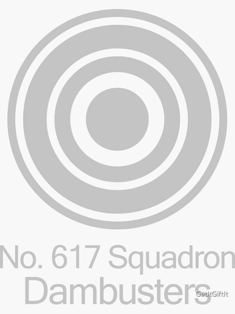 "No. 617 Squadron Dambusters RAF design" Sticker by GetItGiftIt | Redbubble