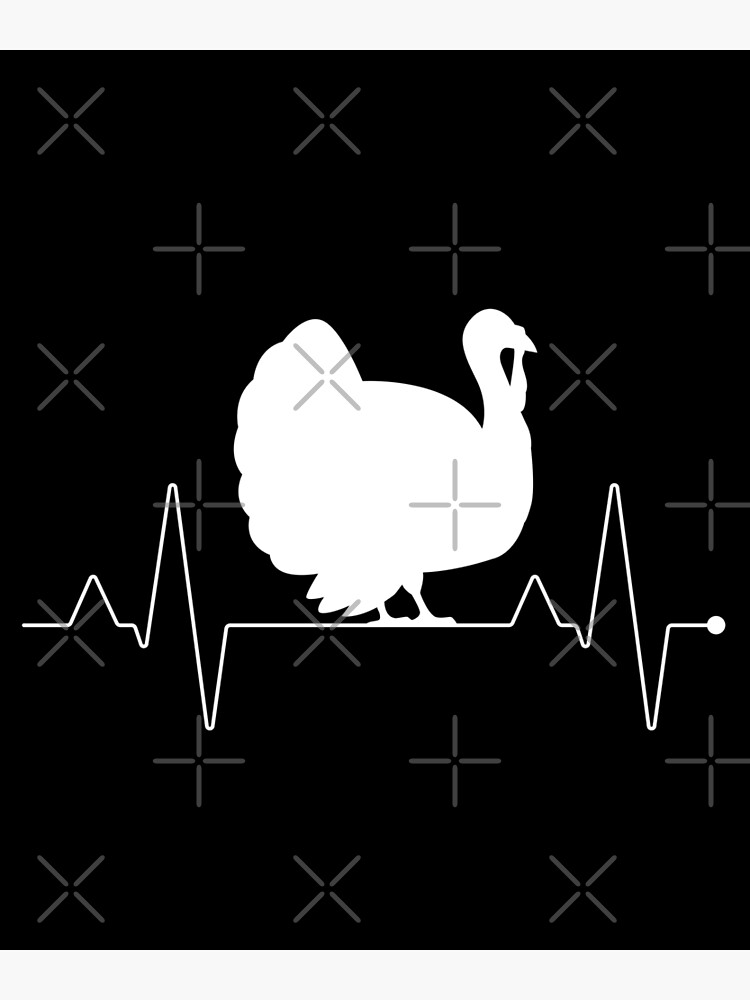 "EKG I Love Turkey" Photographic Print for Sale by cartoonice | Redbubble