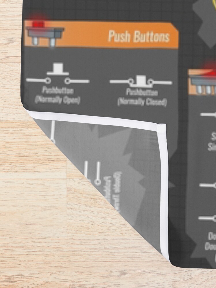 "Electrical Engineering Symbols Reference" Shower Curtain by Jedmoody ...