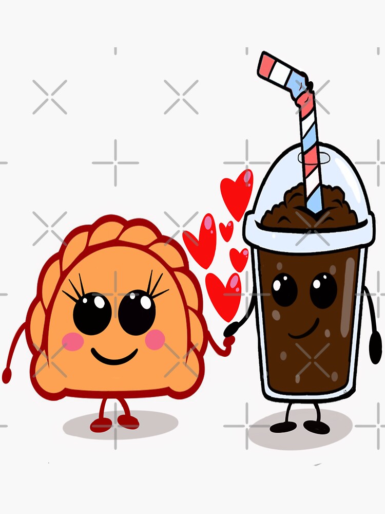 "Empanadilla & Icee" Sticker for Sale by Matiu- | Redbubble