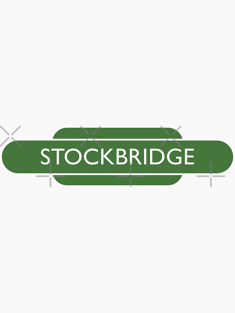 "Stockbridge Railway Station" Sticker by ChrisOrton | Redbubble
