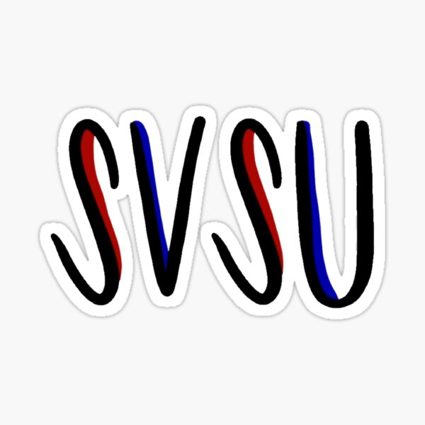 "SVSU- Saginaw Valley" Sticker for Sale by mreiart | Redbubble