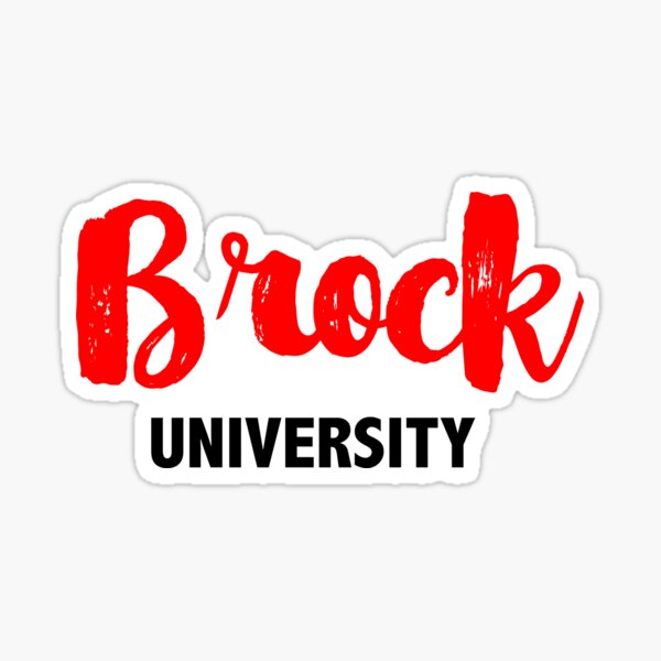 Brock University Stickers | Redbubble