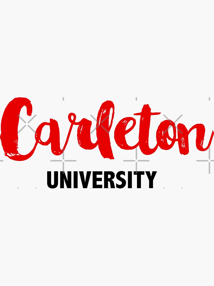 "Carleton University" Sticker by telkin | Redbubble