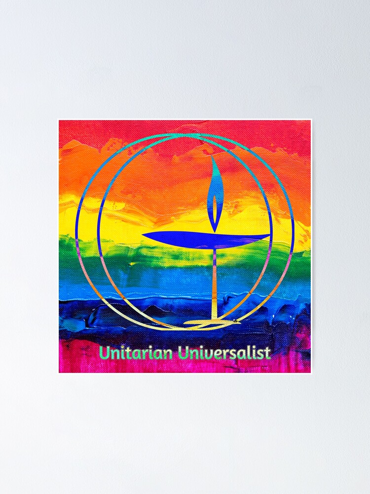 "UU Rainbow Chalice" Poster for Sale by gwinna | Redbubble