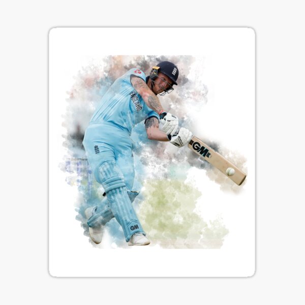 "Ben Stokes" Sticker for Sale by CyclingGraphics | Redbubble