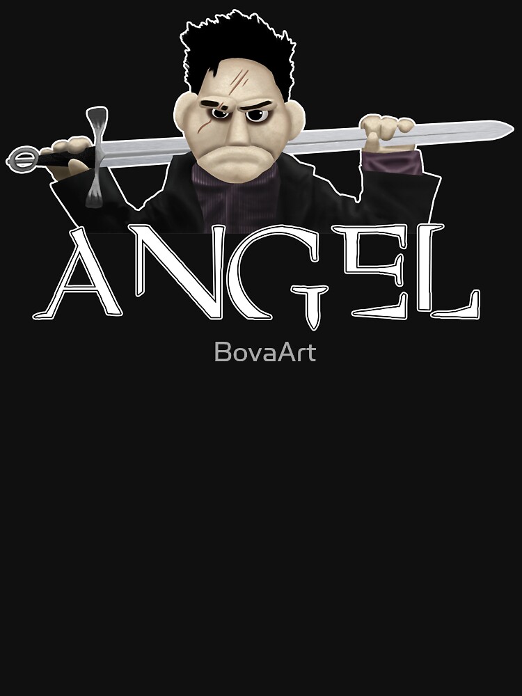 "Angel - Smile Time Puppet" T-shirt for Sale by BovaArt | Redbubble ...