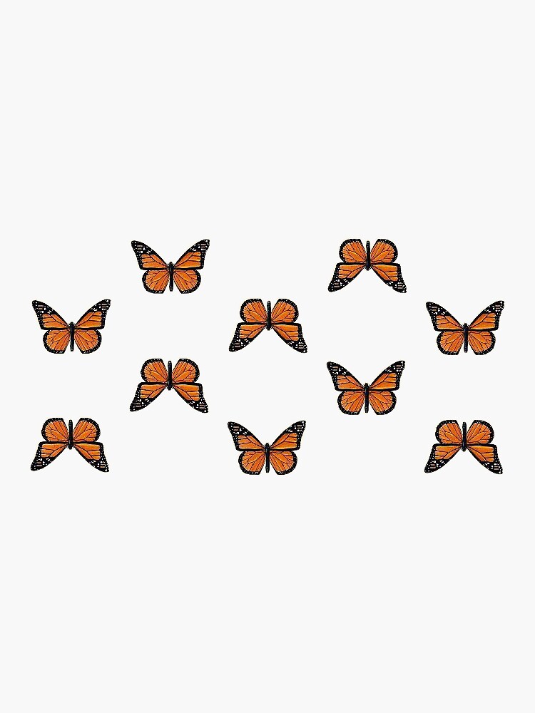 "mini butterflies" Sticker for Sale by carleemarkle | Redbubble