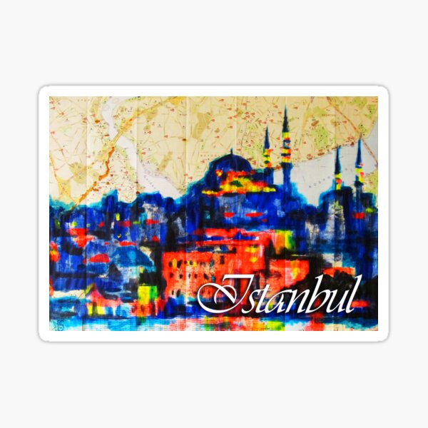 "Istanbul " Sticker by bortsova | Redbubble