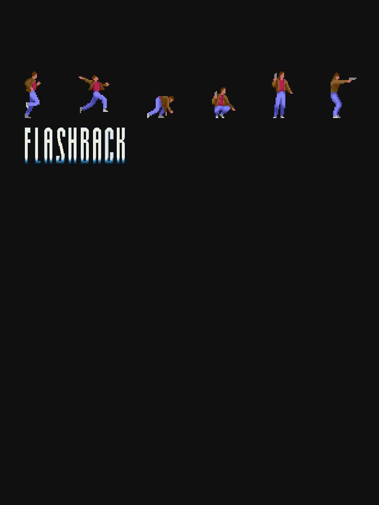 "Flashback Action Sprites" T-shirt for Sale by stowball | Redbubble ...