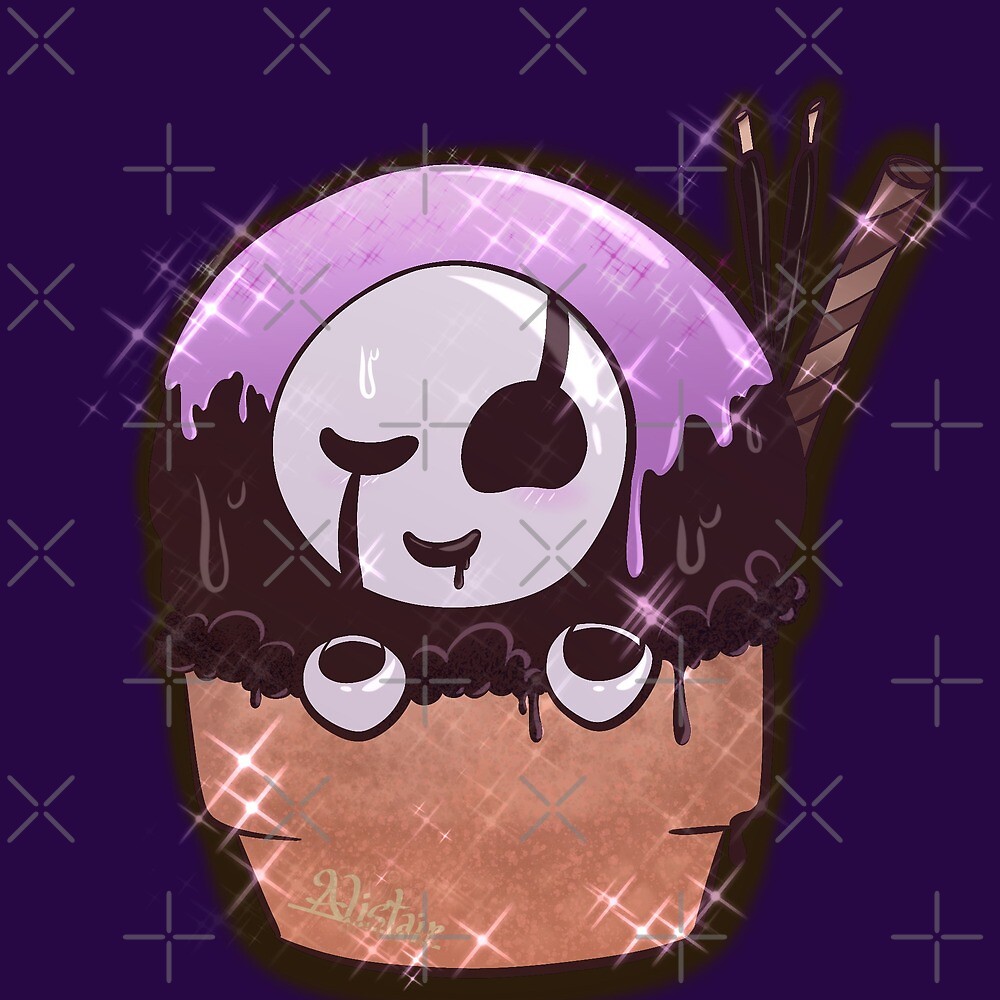 "Undertale Gaster Ice cream" by AlistairArtwork | Redbubble