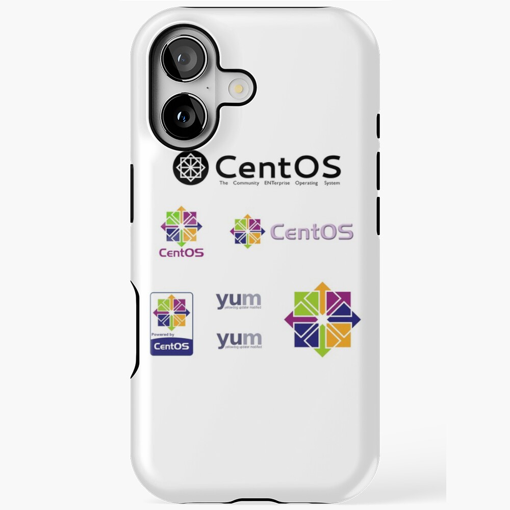 "centos operating system linux sticker set" Sticker by yourgeekside | Redbubble