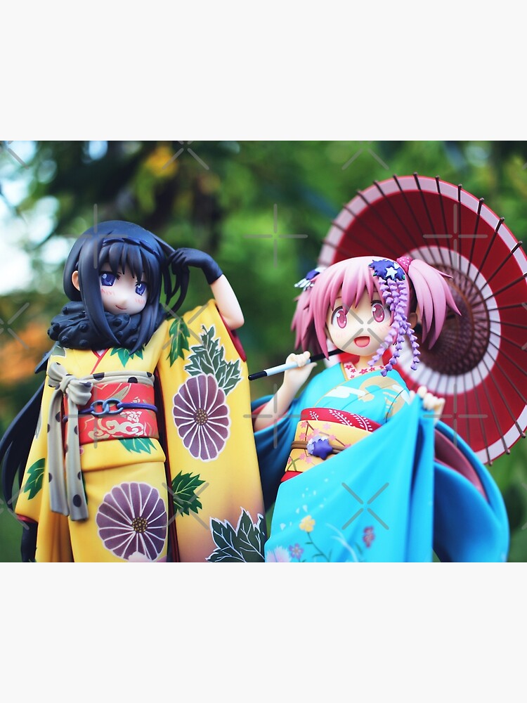 "Kimono Madoka and Homura" Poster for Sale by bracklain | Redbubble