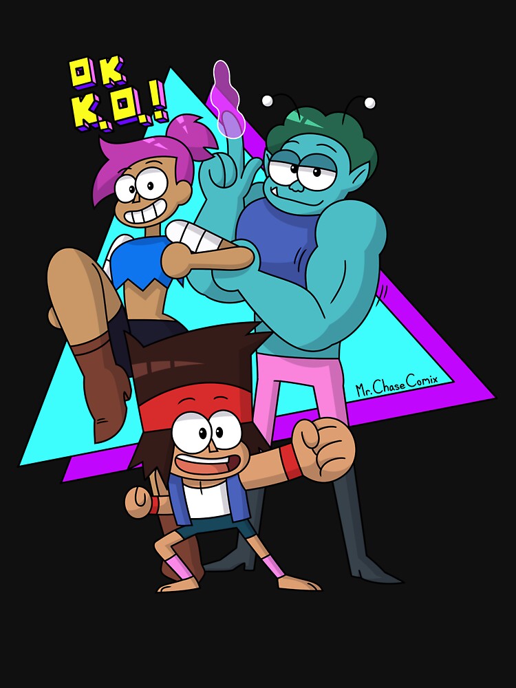 "K.O., Rad, and Enid" T-shirt for Sale by mrchasecomix | Redbubble | ok ...